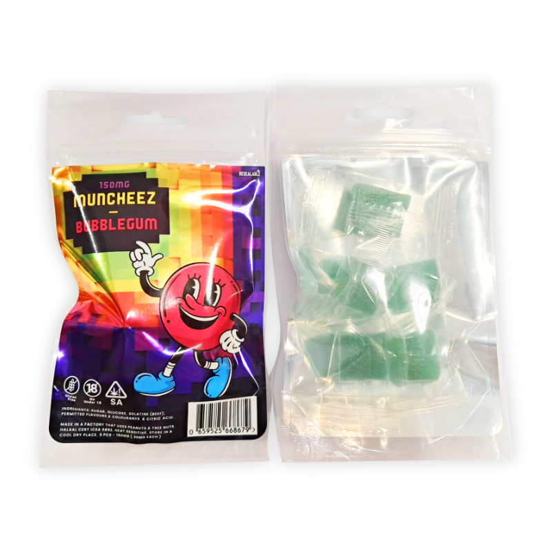 Jelly Gummies - Muncheez 150mg (5x30mg) - Bubblegum | Cannamart