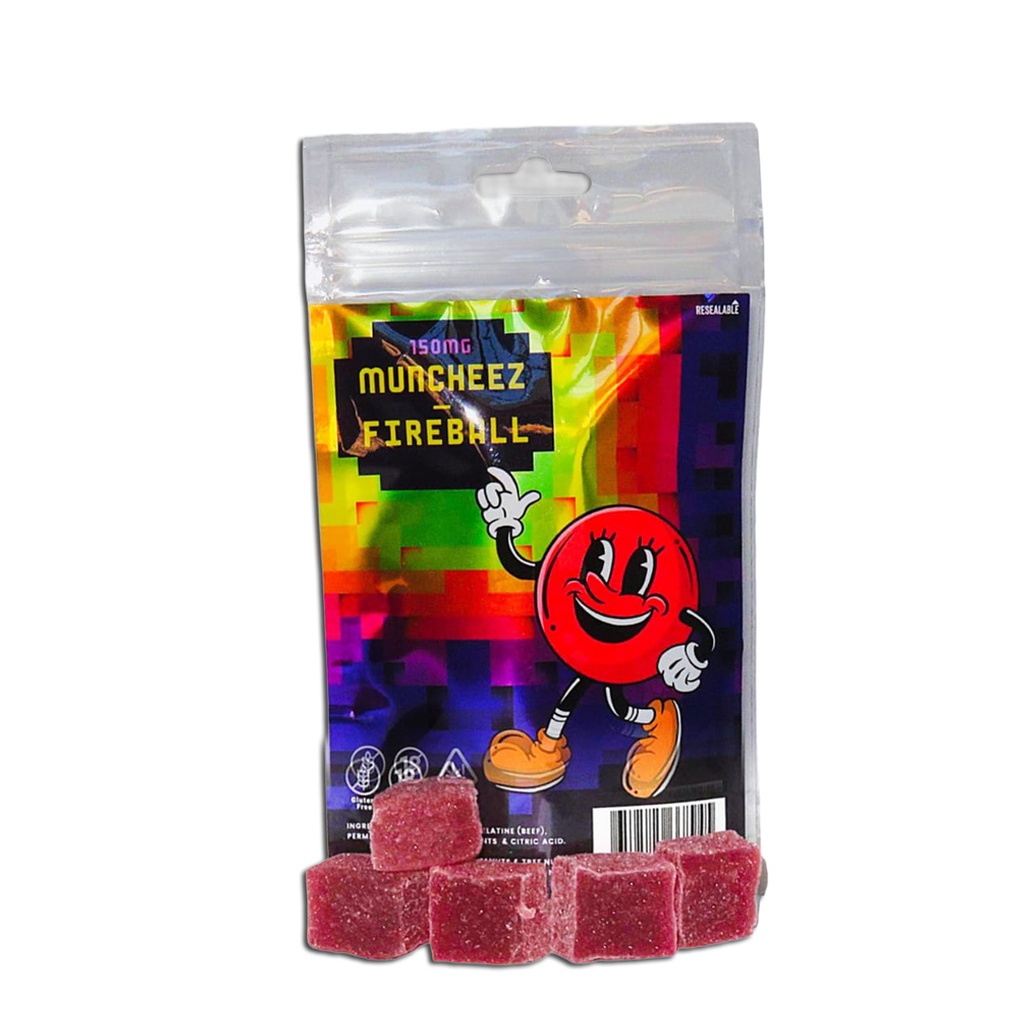 Jelly Gummies - Muncheez 150mg (5x30mg) - Fireball | Cannamart